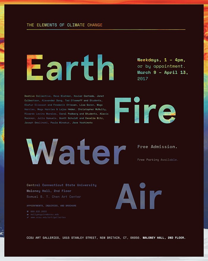 Earth Water Fire Air: The Elements of Climate Change Group Show - UW ART